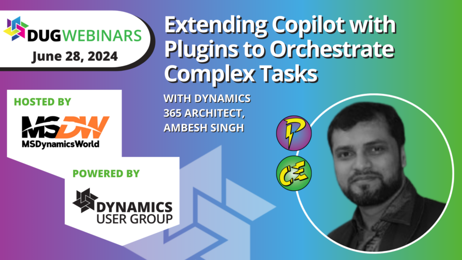 Events from June 28 – January 19 › DUG Webinar › – Dynamics User Group