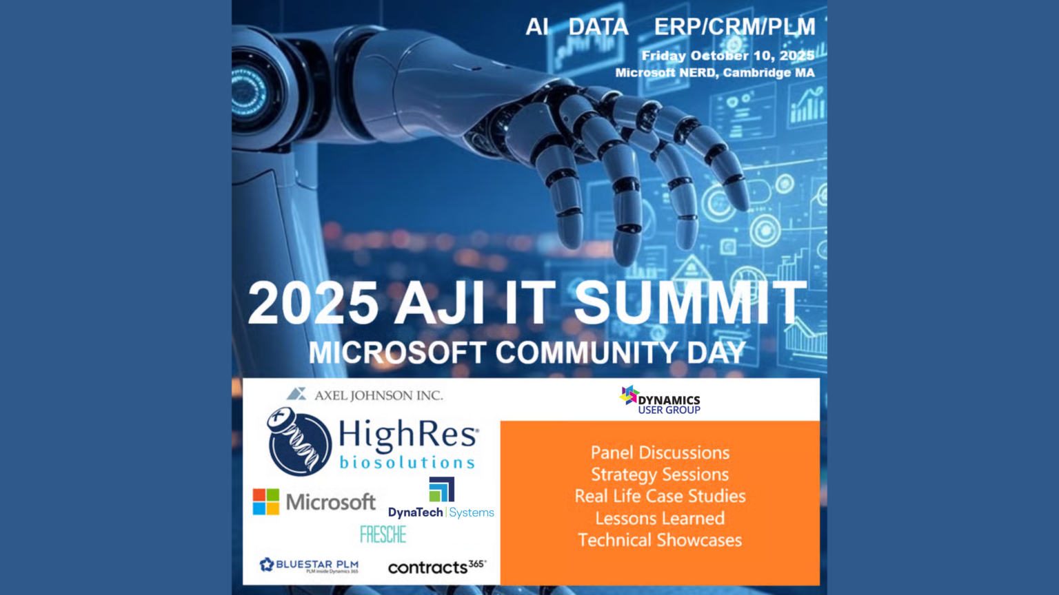 AJI IT Summit - Microsoft Community Day - Dynamics User Group